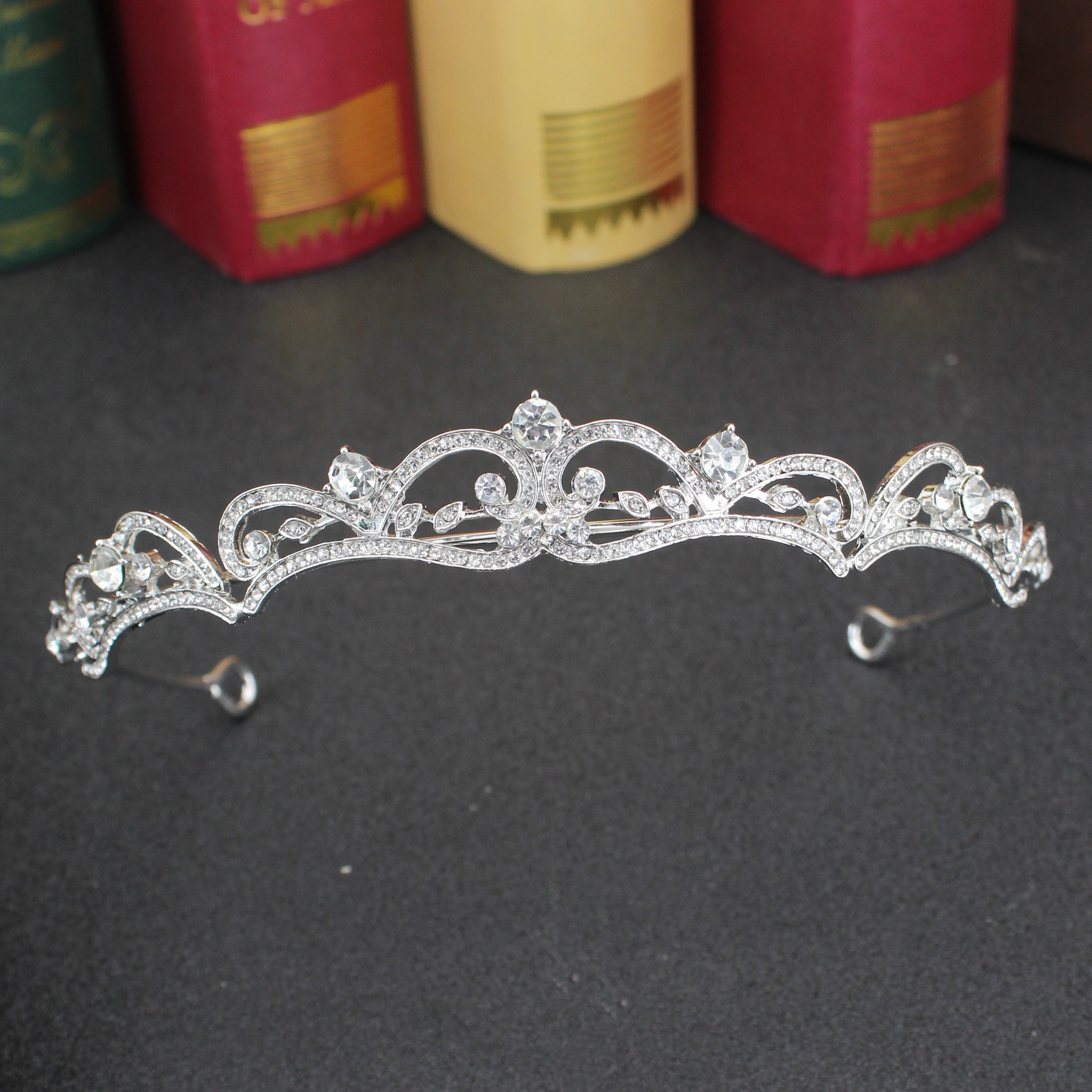 Alice Crystal Tiara (Silver) – Rome Fashion House
